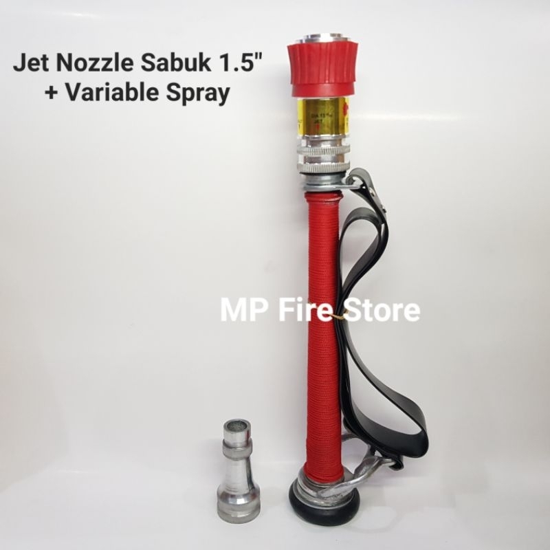 Jual FIRE JET NOZZLE PEMADAM SABUK 1.5 in + VARIABLE SPRAY MACHINO ...
