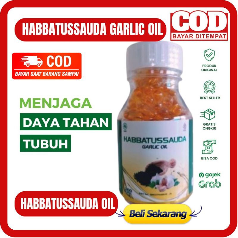 Jual HABBATUSSAUDA GARLIC OIL 200 KAPSUL - HABATUSSAUDA JINTAN HITAM ...