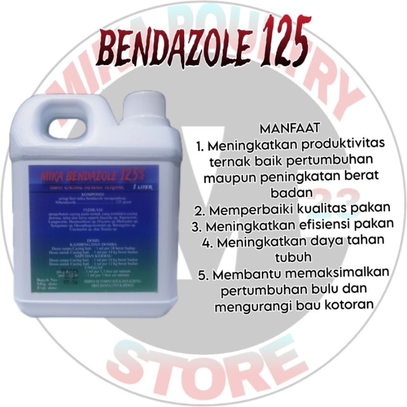 Jual Obat cacing sapi - Obat cacing kambing - New Bendazole 125 1 Liter ...