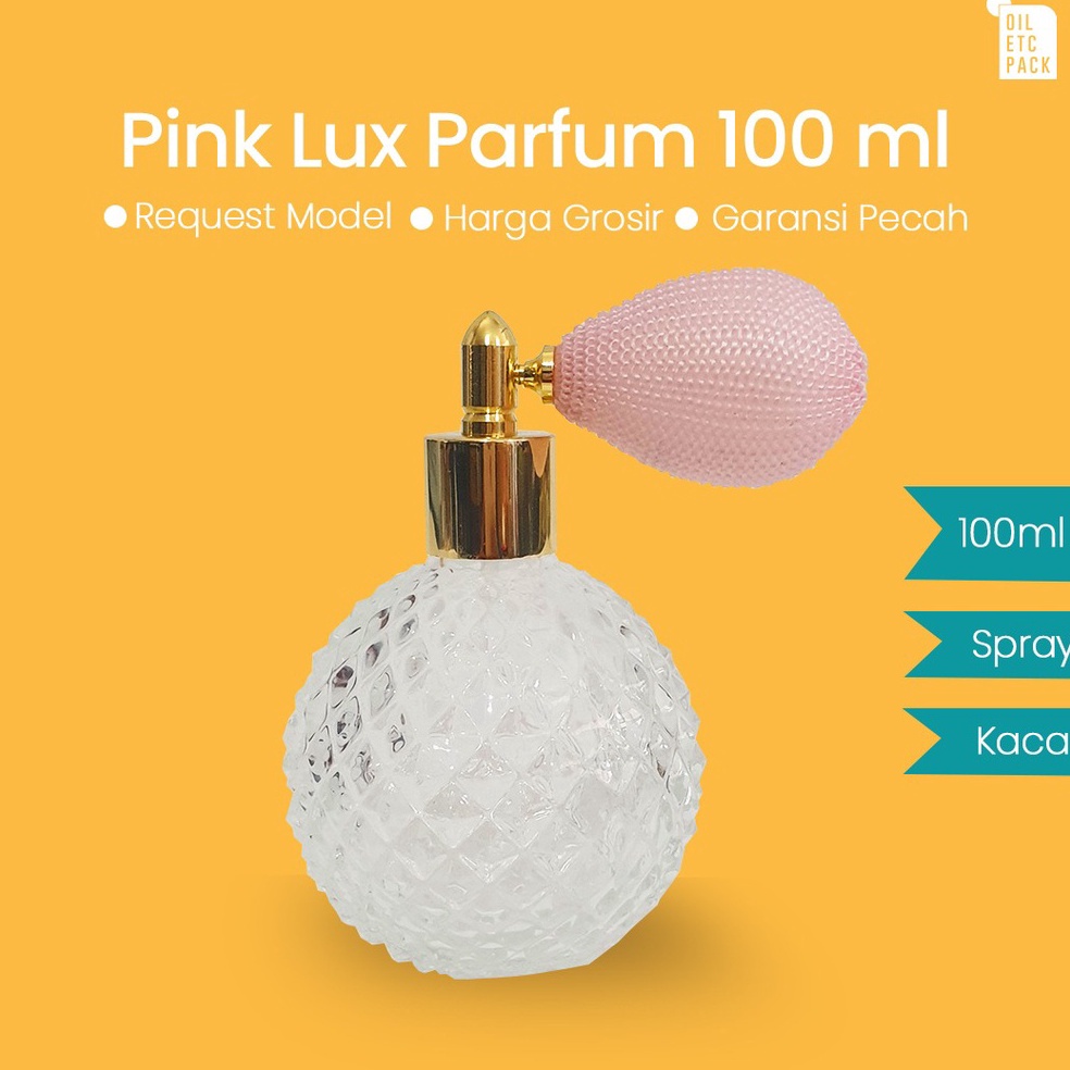 Jual ART S82A Pink Lux Parfum Spray Kaca 1ml TANPA ALAT Wadah Kosong ...