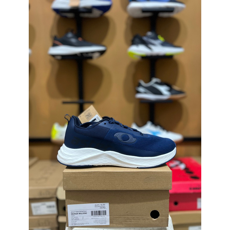 Jual Astec Ingmar Walking Running Men Navy Original BNIB Resmi | Shopee ...