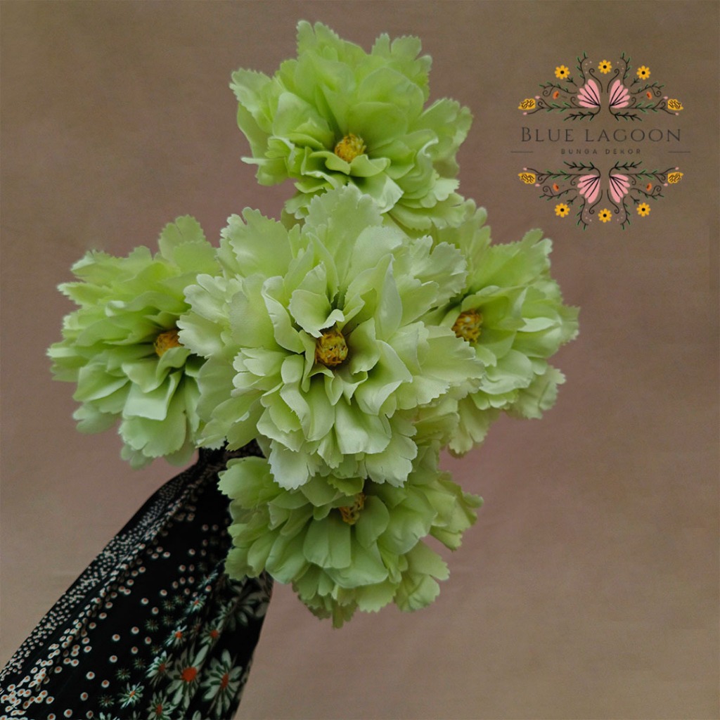 Jual Jumbo Carnation Bunga Dianthus Premium Artificial Flower Palsu ...