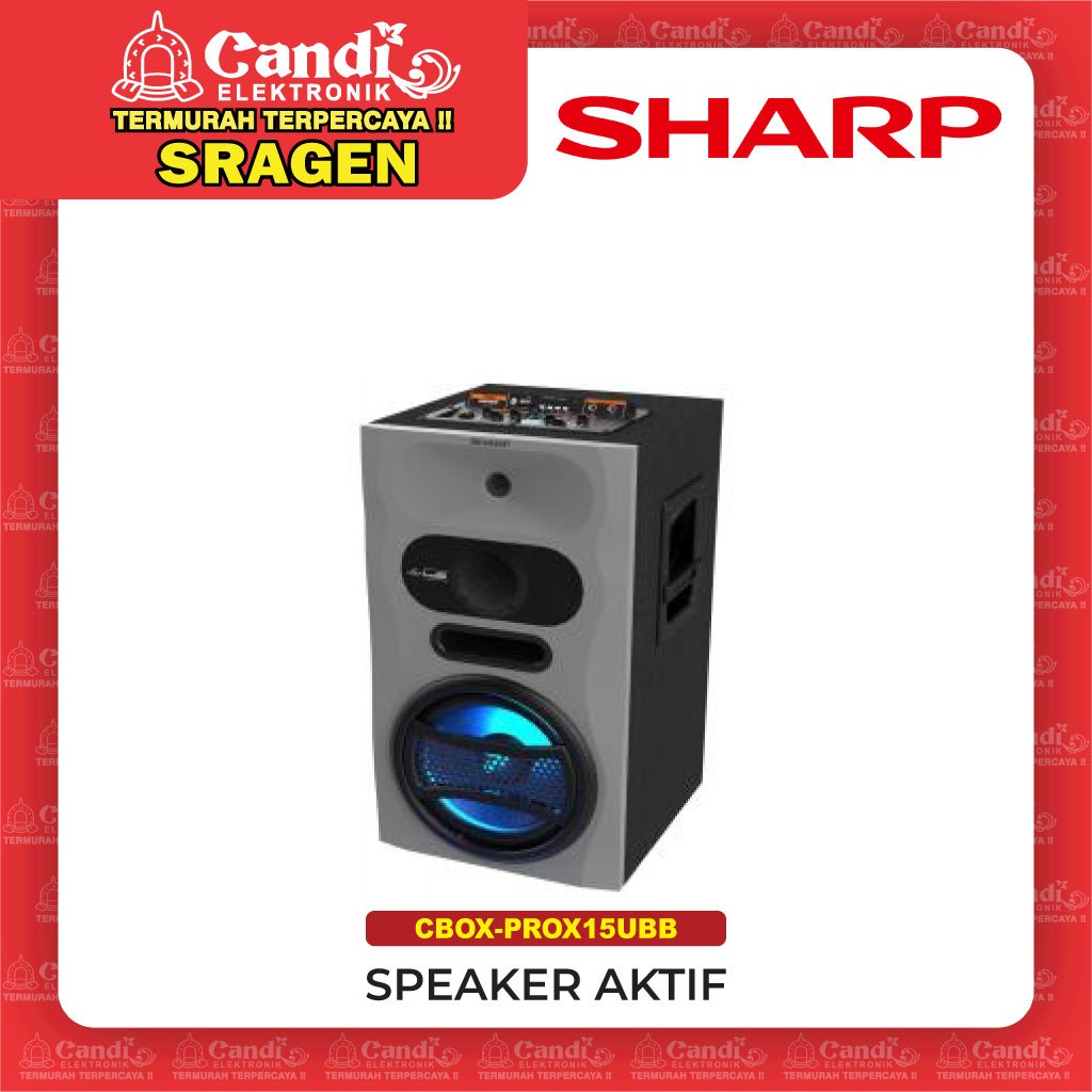 Jual SHARP Speaker Aktif Bluetooth 15 Inch - CBOX-PROX15UBB | Shopee ...