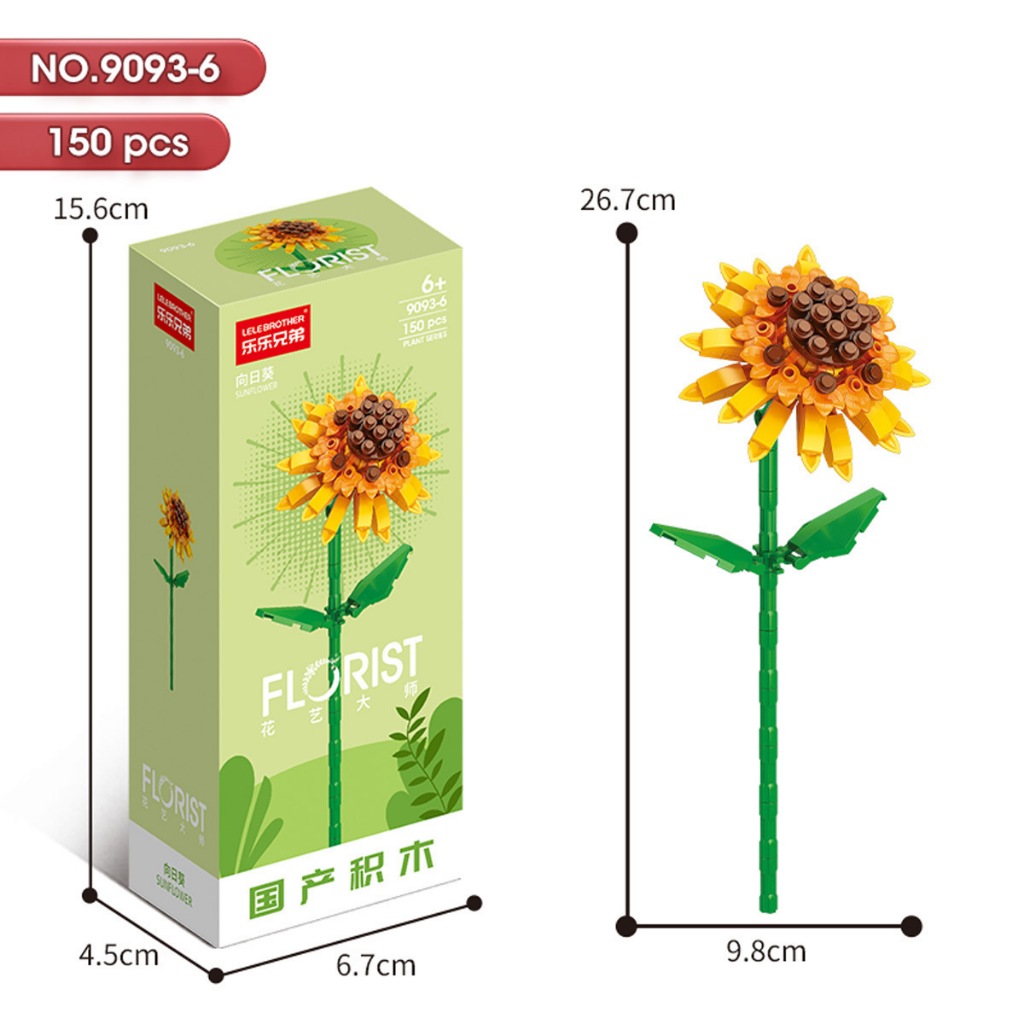 Jual LELE Flowers Building Blocks Buket DIY Bunga Mainan Anak Mainan ...
