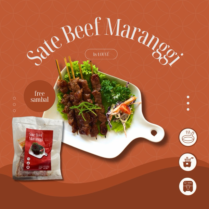 Jual Sate Maranggi Frozen - Vacuum Pack - Sate Daging Saikoro - Sate ...