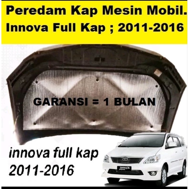 Jual Peredam Panas Full kap mesin Innova 2011-2016 | Shopee Indonesia