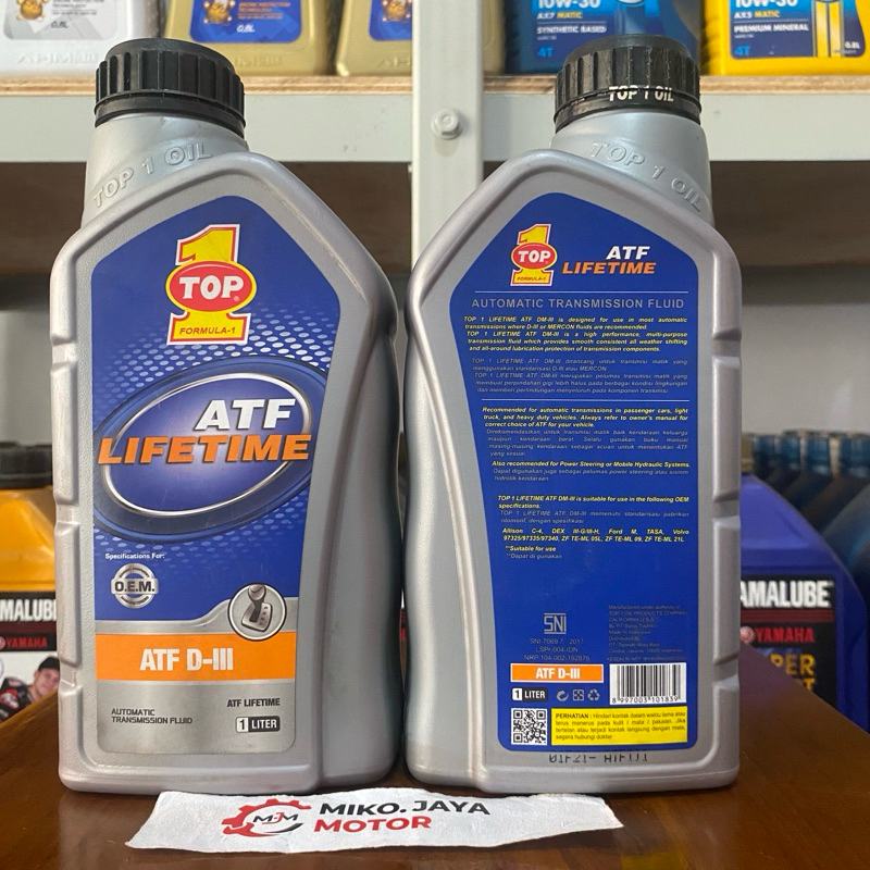 Jual OLI TOP 1 ATF LIFETIME POWER STEERING FLUID TRANSMISI MATIC 1 ...