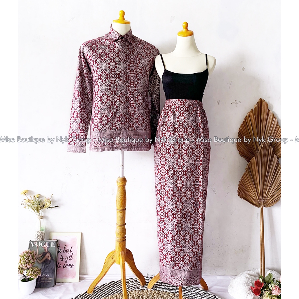 Jual MISO BUTIK NEW ARRIVAL - Rok Batik Span Kombinasi Kemeja Batik ...