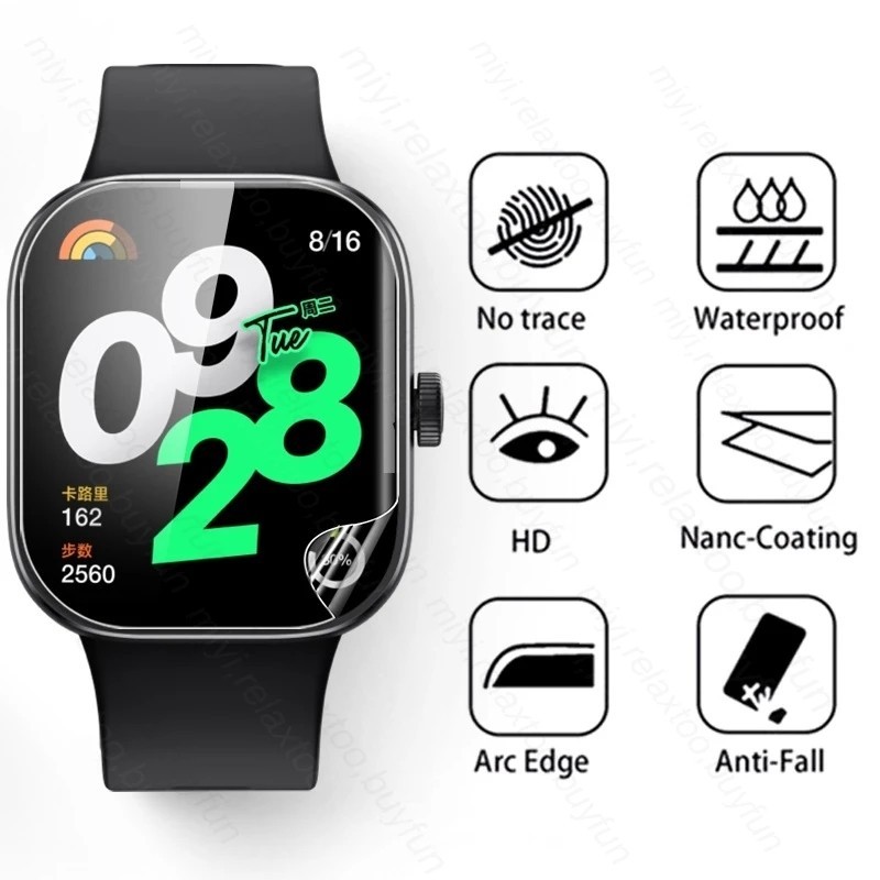 Jual Xiaomi Redmi Watch 4 Hydrogel Screen Protector | Shopee Indonesia