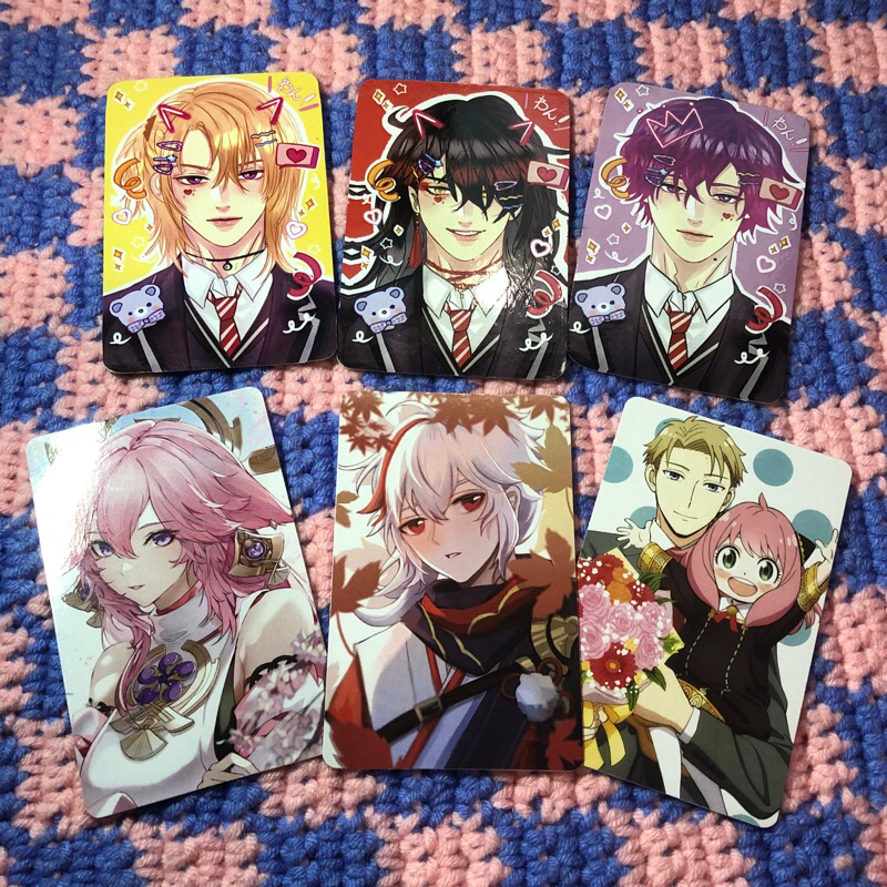 Jual preloved photocard PC nijisanji en vox akuma luca kaneshiro uki ...