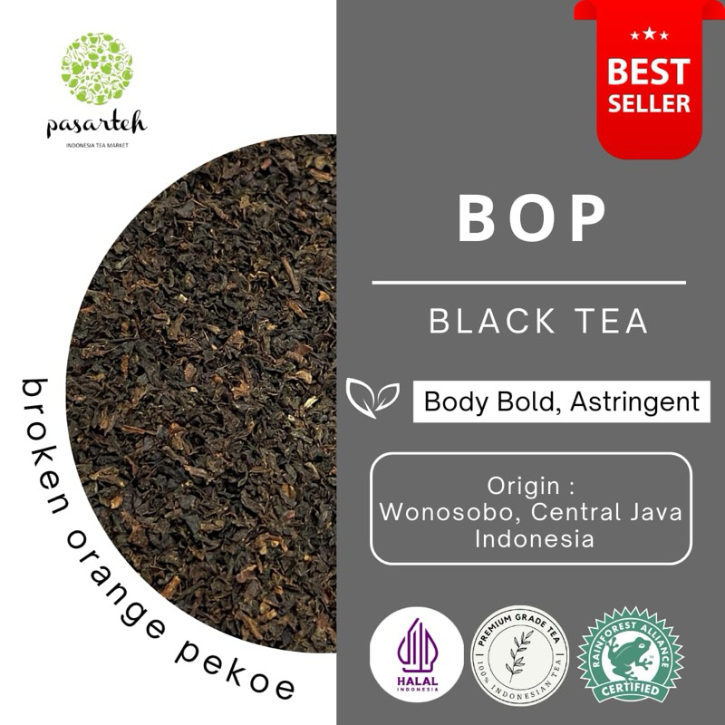 Jual [ Pasarteh ] Indonesian Black Tea BOP / Teh Hitam BOP / Teh BOP ...