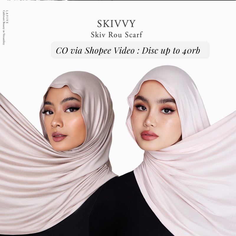 Jual Lafiye - Skiv Rou Scarf & Skiv Tie Scarf (Ready Stock) ORIGINAL ...