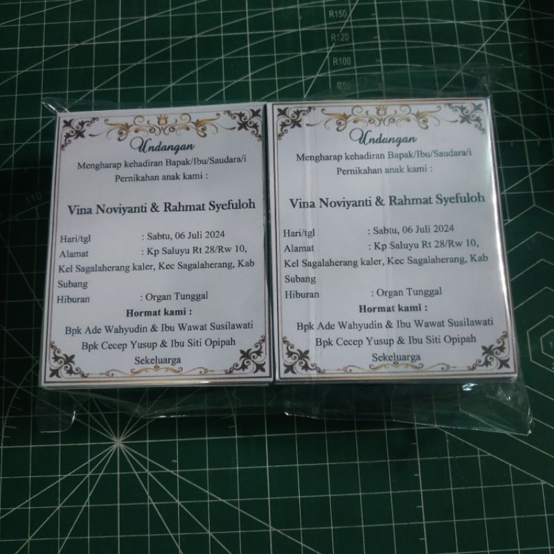Jual Cetak Undangan Sabun | Shopee Indonesia
