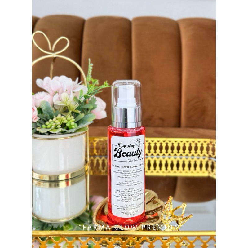 Jual [COD] Toner Whitening Luxury Beauty Glow 100ml | MERAH | Shopee ...