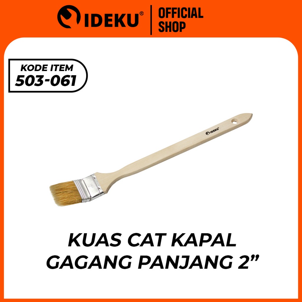 Jual IDEKU KUAS CAT KAPAL GAGANG PANJANG/ KUAS RADIATOR/ KUAS CAT ...