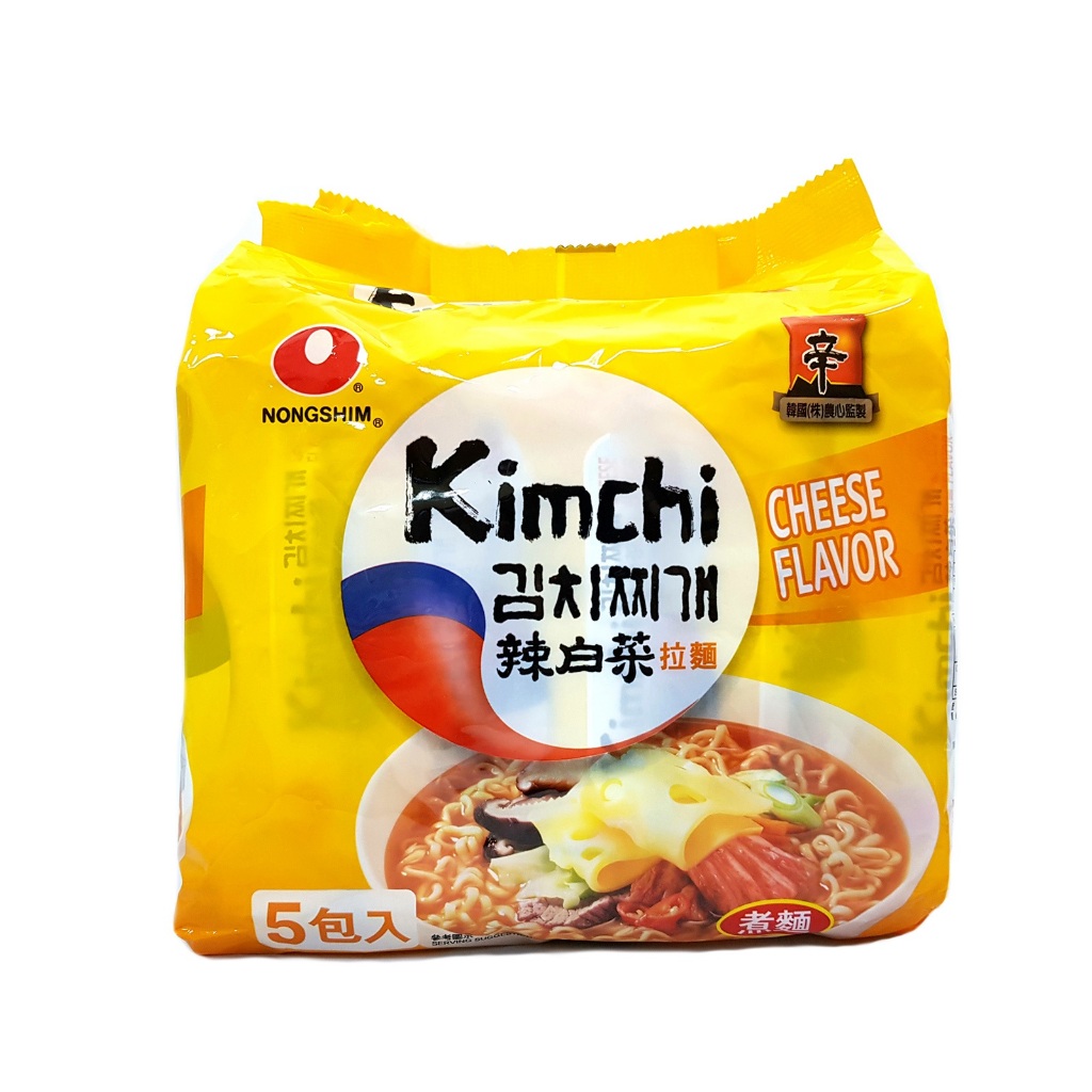 Jual Nongshim Kimchi Cheese Ramyun Instant Noodle 5sX120g | Shopee ...