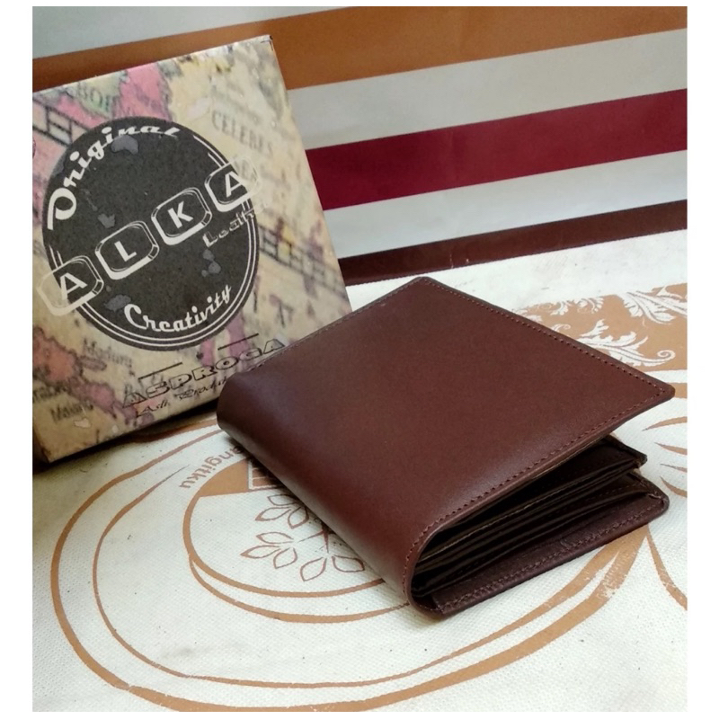 Jual Dompet pria kulit sapi dompet 3/4 dompet laki laki | Shopee Indonesia