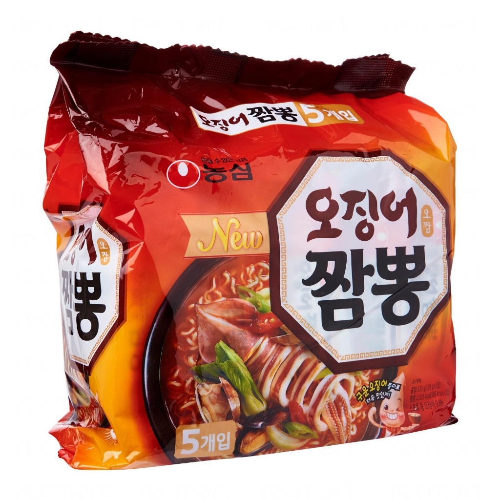 Jual Nongshim Korean Champong Spicy Squid Seafood Instant Ramen Noodles ...