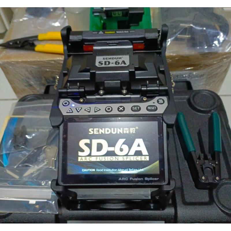 Jual Splicer Sendun SD-6A 6motor Original fiber optik | Shopee Indonesia