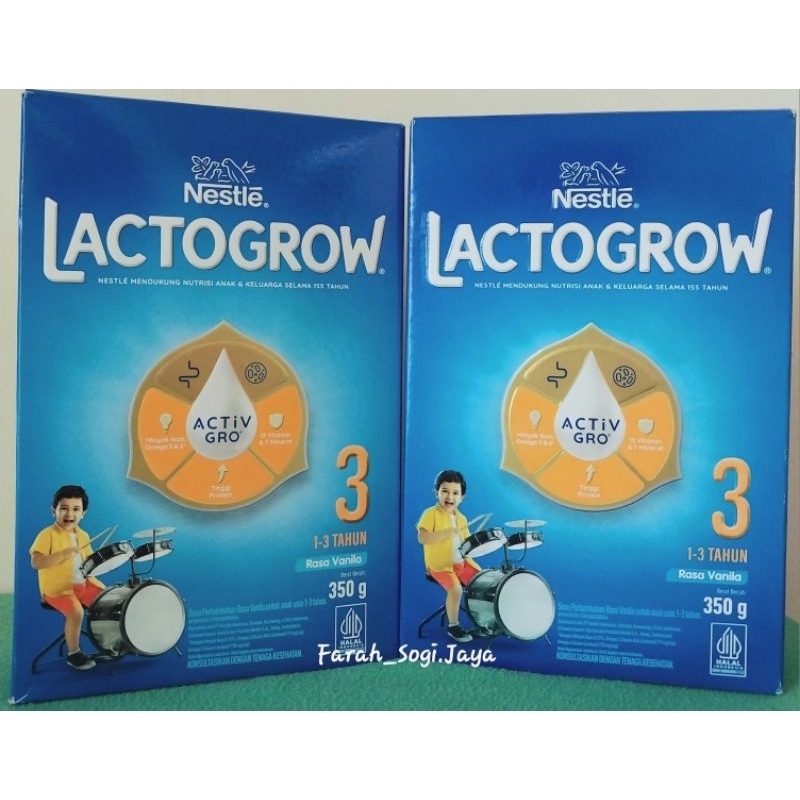 Jual SUSU MURAH | Lactogrow thp 3 Rass VANILA 350 grm EXPIRE 2025 ...