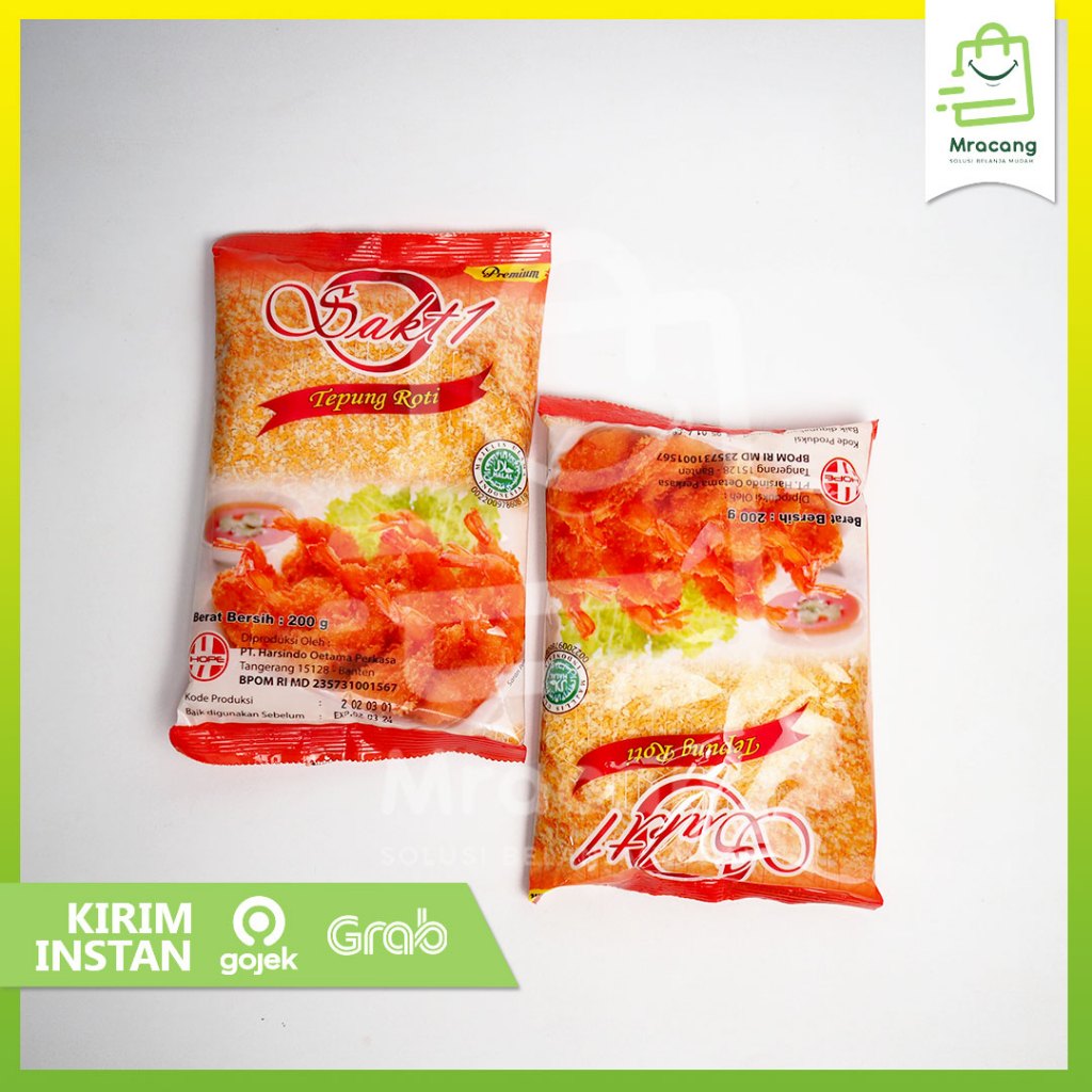 Jual Tepung Roti Cap Sakti - Berat 200gr | Shopee Indonesia