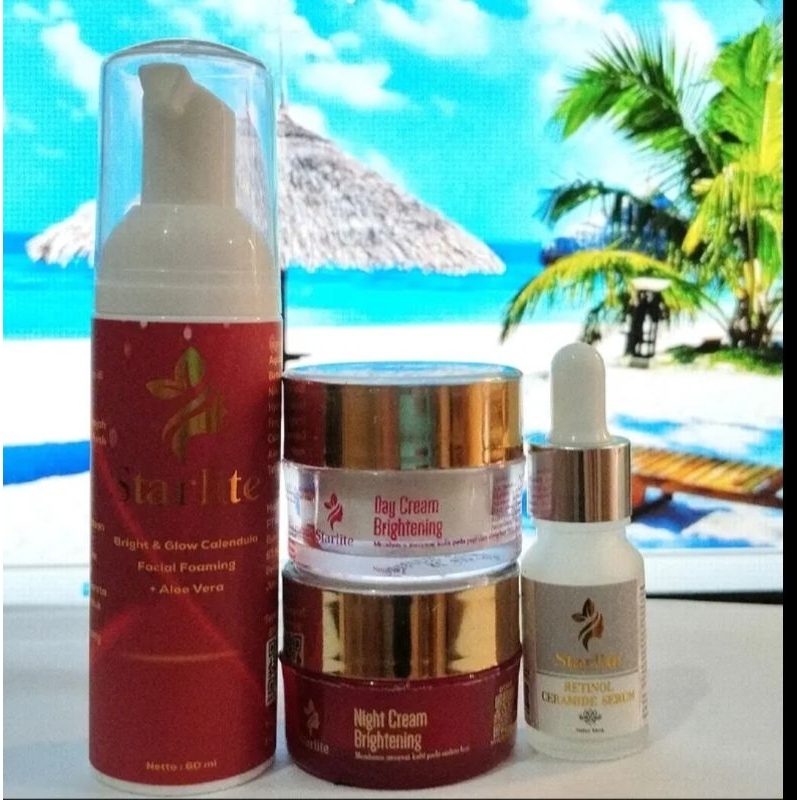 Jual paket Boster Retinol (Facial Foam, Night Cream, Day Cream, Serum ...