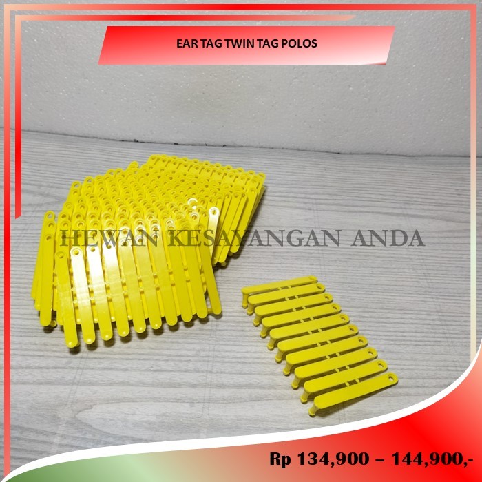 Jual Ear Tag Twin Tag Polos Eartag Strip Anting Penanda Kambing Domba ...