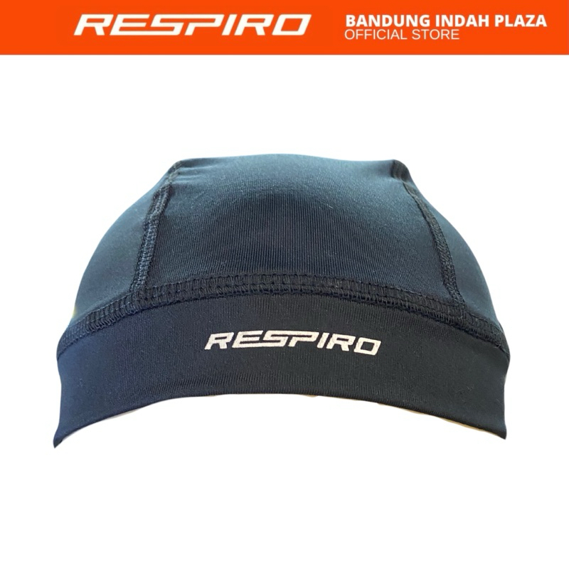 Jual RESPIRO HELMET CAP HALF BLACK ALL SIZE - Penutup Kepala Sarung ...