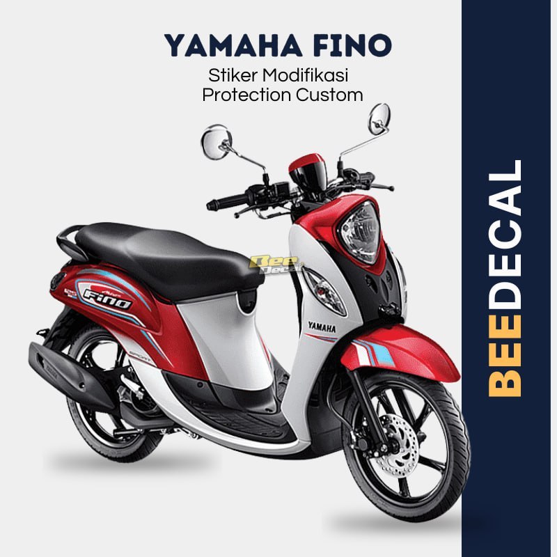 Jual STIKER MOTOR YAMAHA FINO - DESAIN CUSTOM | BEEDECAL | Shopee Indonesia