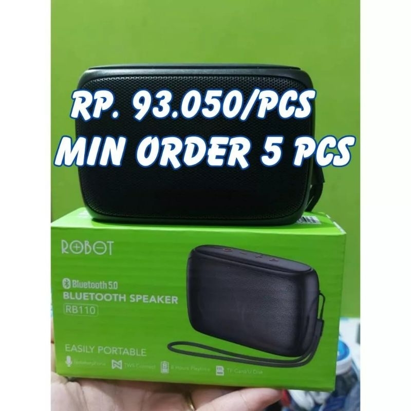 Jual New⚡ Speaker Bluetooth ROBOT RB110 Easily Portable Bluetooth 5.0 | Shopee Indonesia