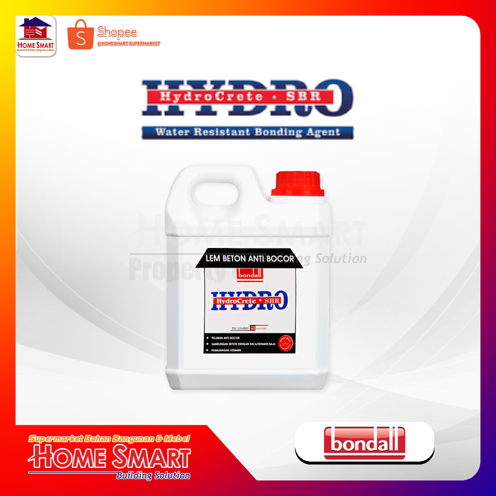 Jual Bondall Hydrocrete SBR Lem Beton Anti Bocor - 1 kg | Shopee Indonesia