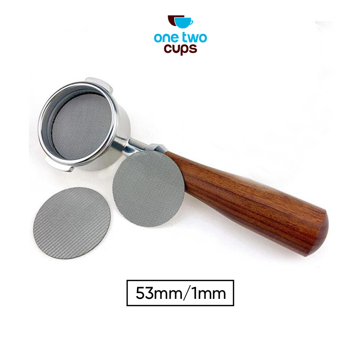 Jual One Two Cups Puck Screen Portafilter Espresso Machine 150 Micron ...