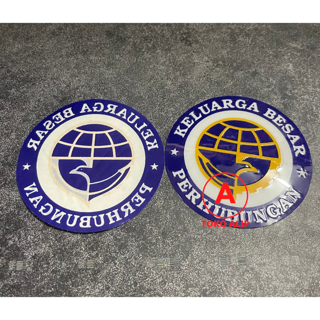 Jual Stiker Keluarga Besar Perhubungan (Tempel Dalam) | Sticker Dishub ...