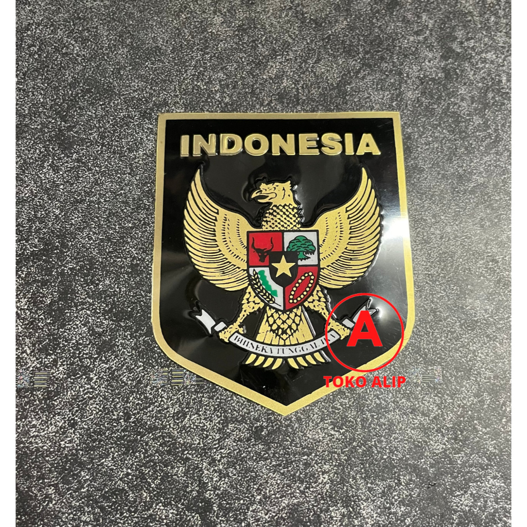 Jual Sticker RI Garuda Indonesia (Perisai Hitam) - Stiker Garuda RI ...