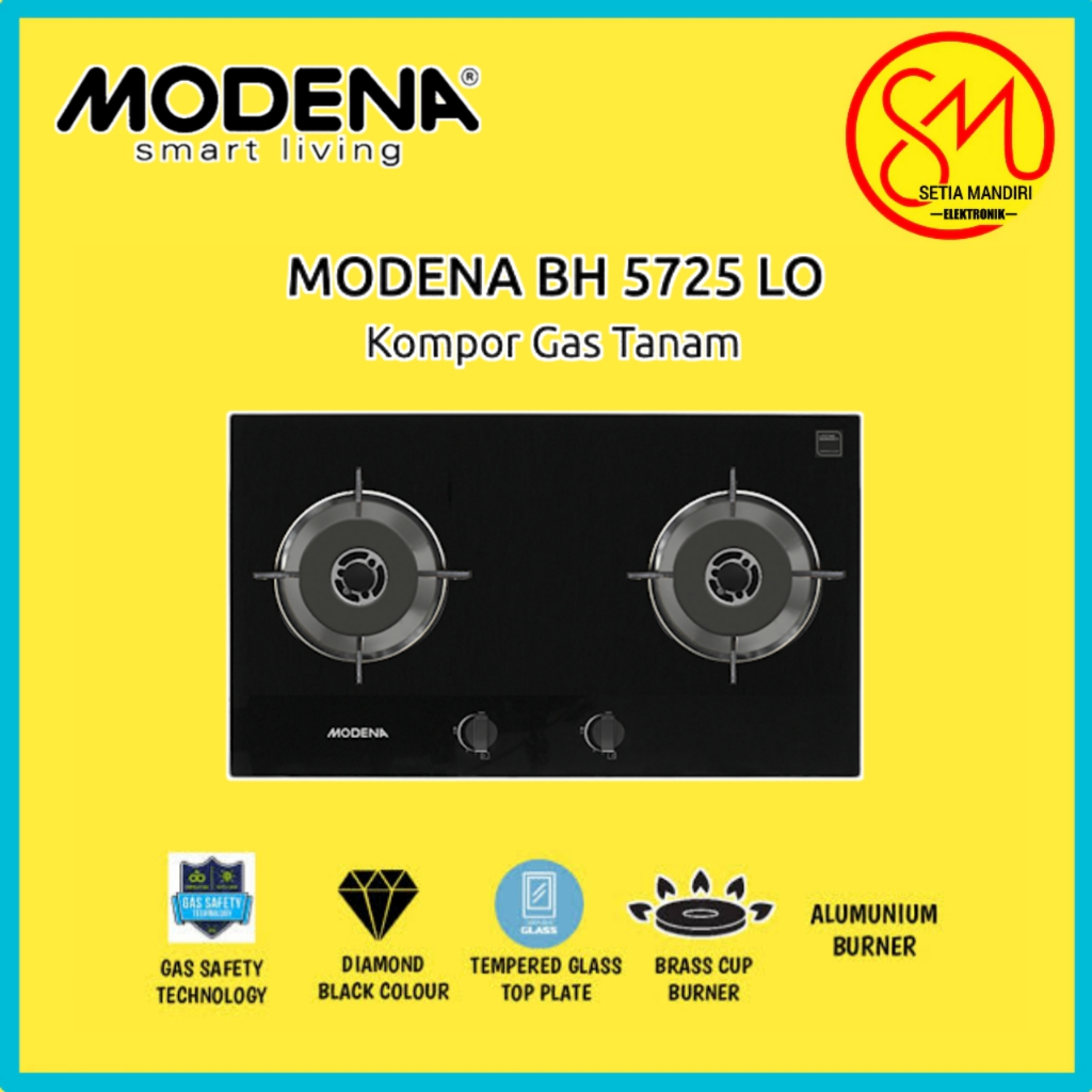 Jual [Instant] Modena Kompor Tanam BH 5725 LO / 5725 LO / BH5725LOBH ...