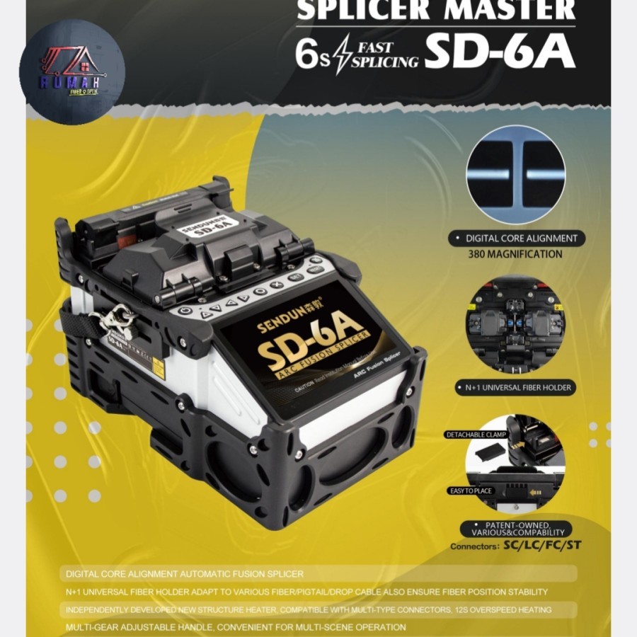 Jual fusion splicer sendun SD-6A / Splicer SENDUN SD 6A | Shopee Indonesia