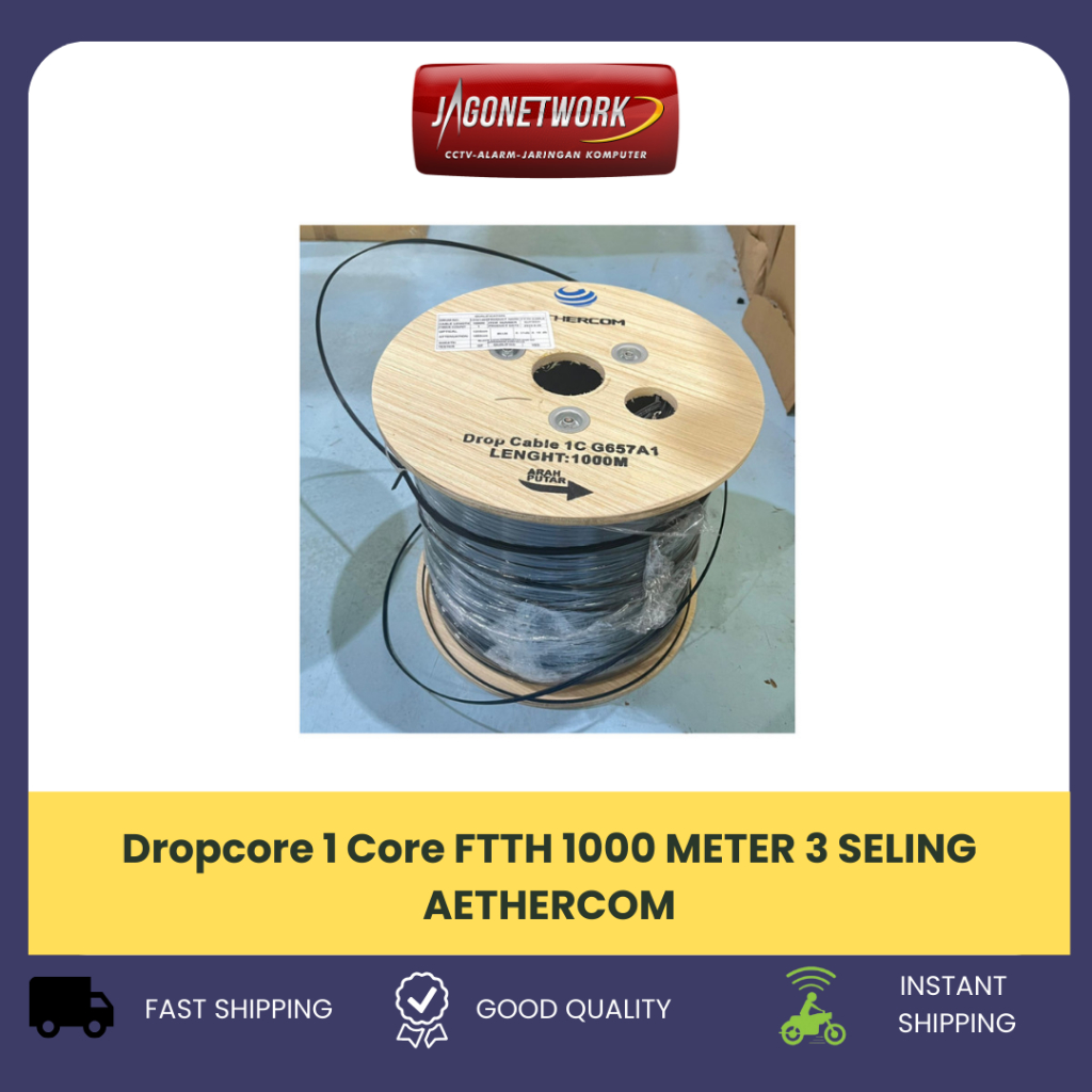 Jual Drop Wire / Kabel Fiber Optic/ Dropcore 1 Core / 2 Core / 4 Core ...