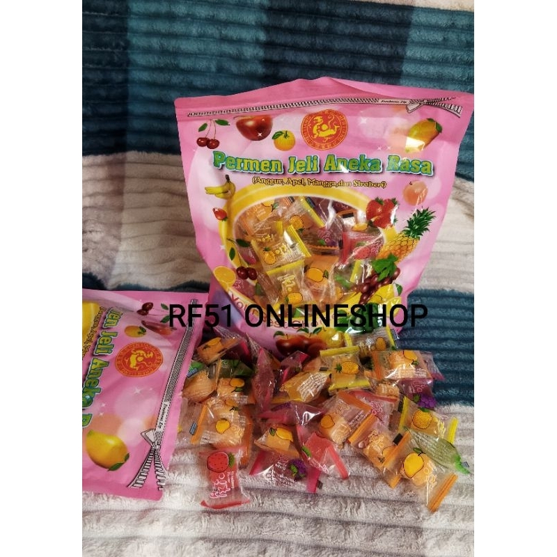 Jual CHEN LIANG JI PERMEN JELI ANEKA RASA BUAH 300gr (ANGGUR, APEL ...
