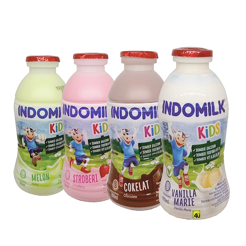 Jual Susu UHT INDOMILK KIDS BOTOL 190ml UHT INDOMILK | Shopee Indonesia