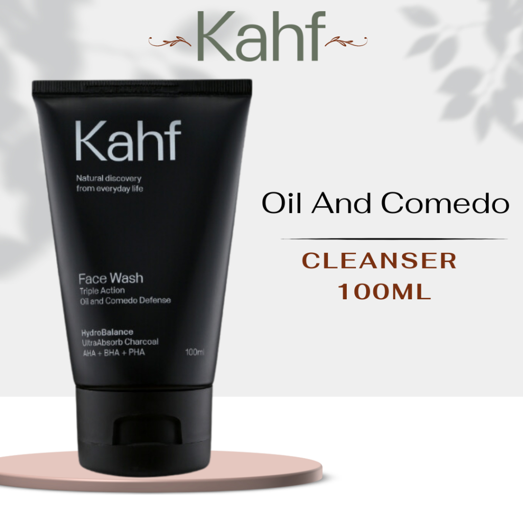 Jual Kahf Triple Action Oil and Comedo Defense Face Wash 100 ml - Sabun ...
