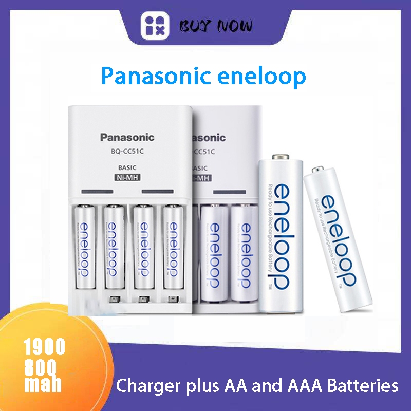 Jual In Stock Pengisi Daya Asli Panasonic Eneloop BQ-CC51 Dengan ...