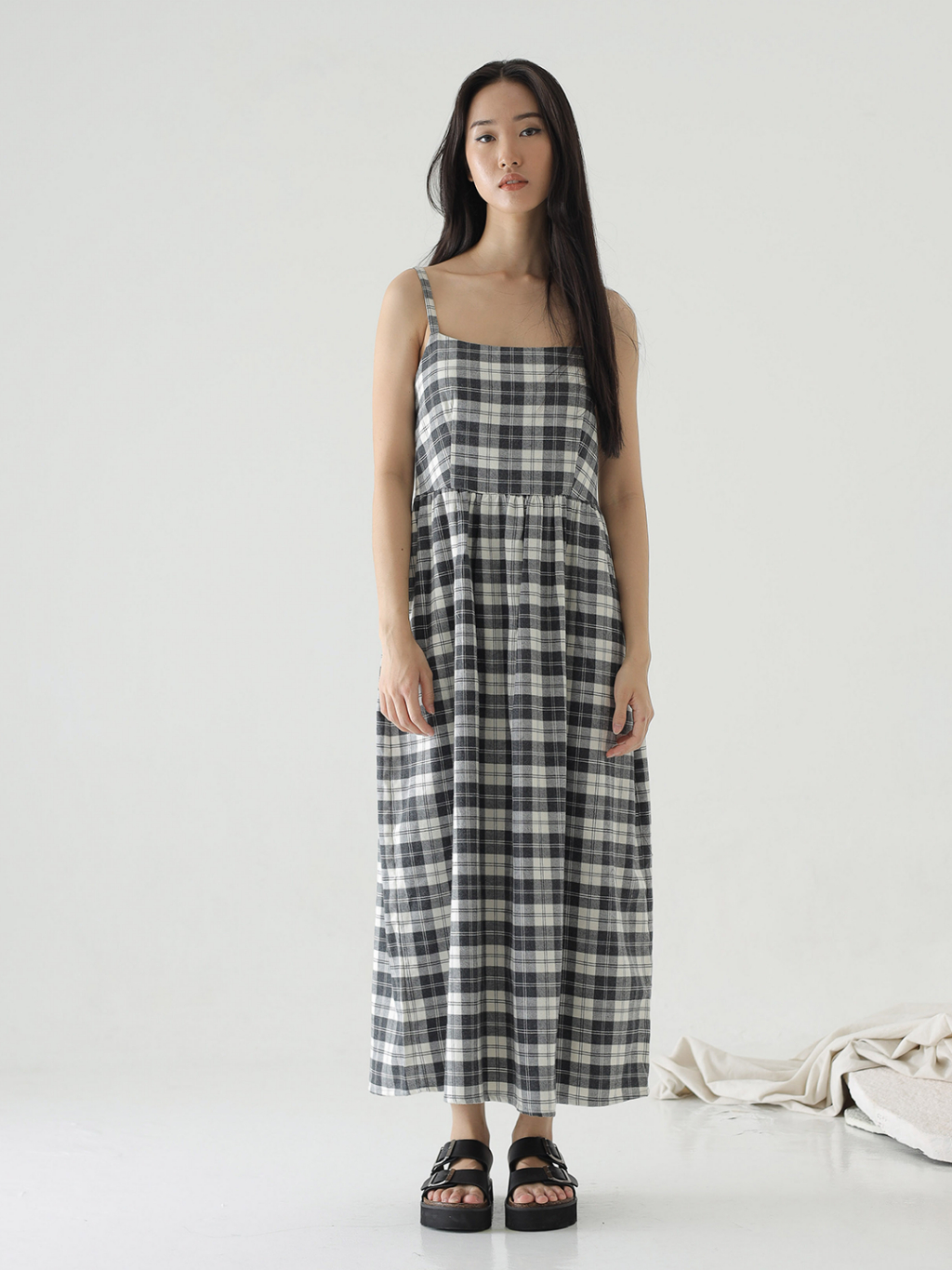 Jual InKano Acre Dress - Sleeveless dress katun maxi dress sleeveless ...