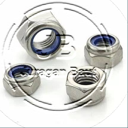 Jual MUR NYLON M8 PUTIH LOCK NUT KUNCI 13 LOCKNUT PITCH DRAT 1.25 GALVANIZ GALVANIS | Shopee ...