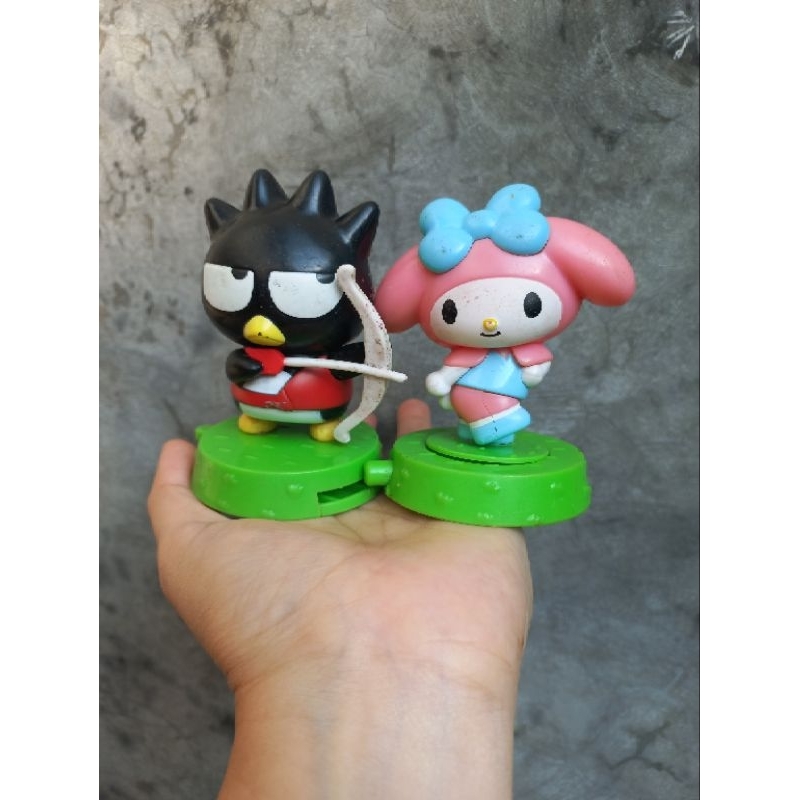 Jual Figure set dpt 2pc Original Sanrio Badtz maru + My Melody | Shopee Indonesia
