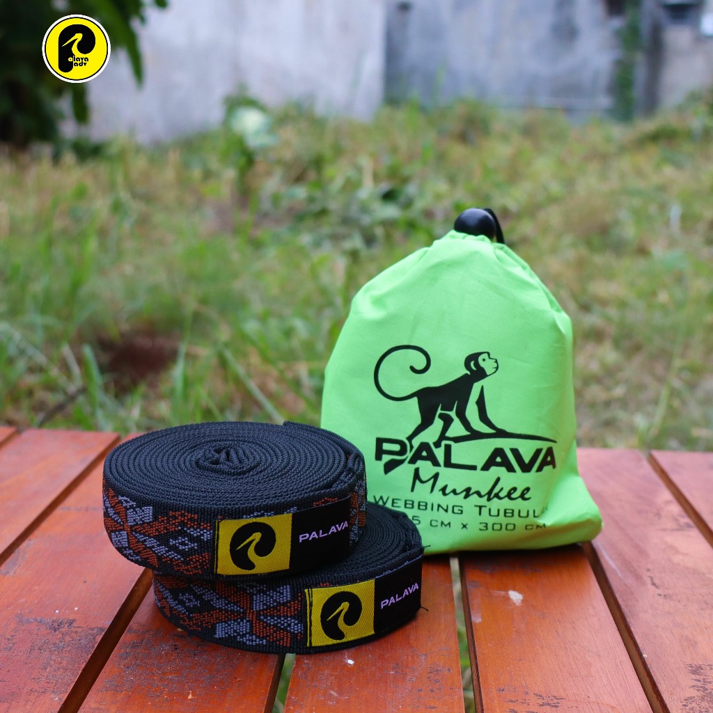 Jual MUNKEE webbing 300 x 2 cm Tubular Palava Adv full bartex tali ...