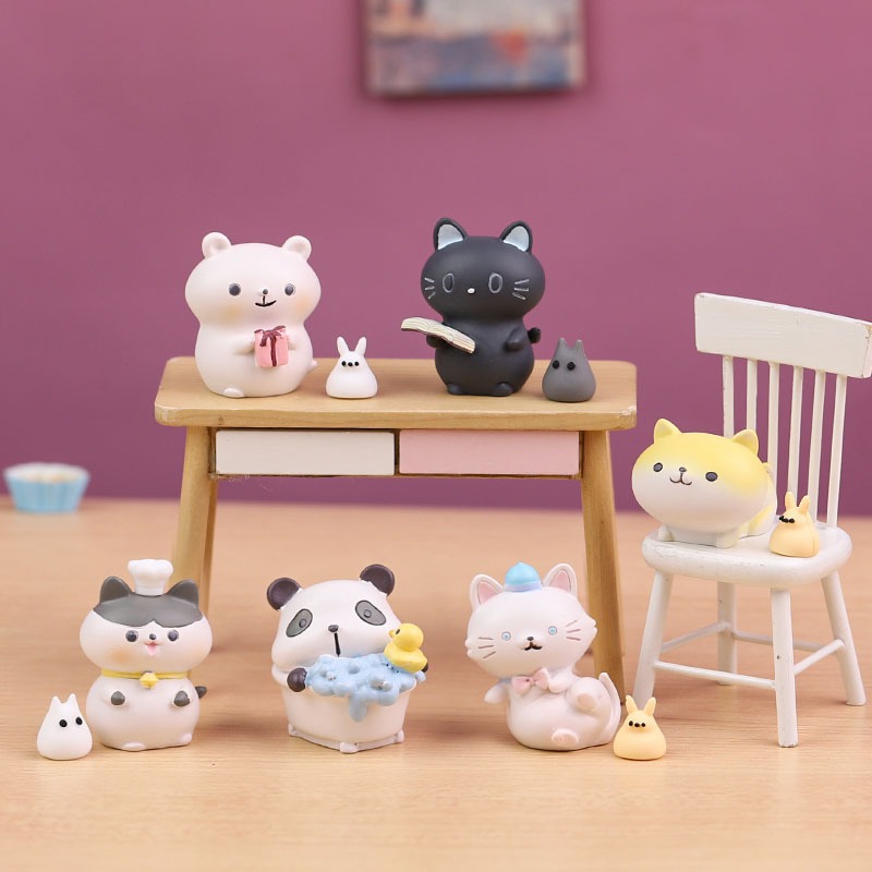 Jual Action figure Blindbox Kucing Cute HARGA 1 KOTAK / FIGURE | Shopee ...