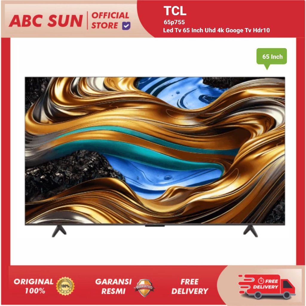 Jual TCL 65p755 Led Tv 65 Inch Uhd 4k Googe Tv Hdr10 Dolby Vision Atmos ...