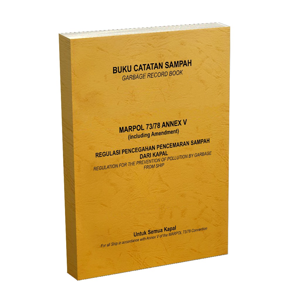 Jual Buku Garbage Record Book / Buku Catatan Sampah, Untuk semua kapal | Shopee Indonesia