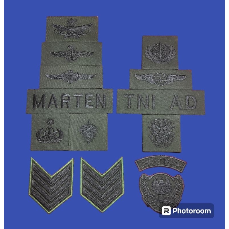 Jual PAPAN NAMA PERKERAS TNI AD BORDIR TNI | Shopee Indonesia