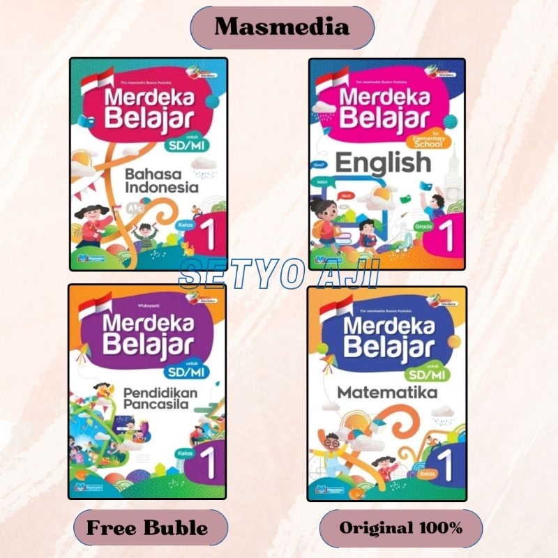 Jual Merdeka Belajar SD/Mi Kelas 1 Kurikulum Merdeka Penerbit Masmedia ...